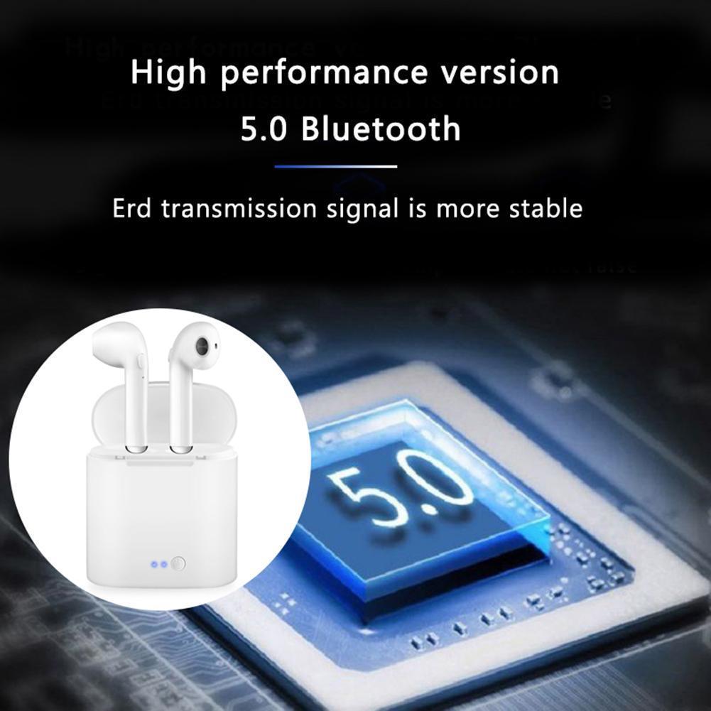 Buy i7S TWS Mini Bluetooth Earphones Wireless Earbuds Headset with ...