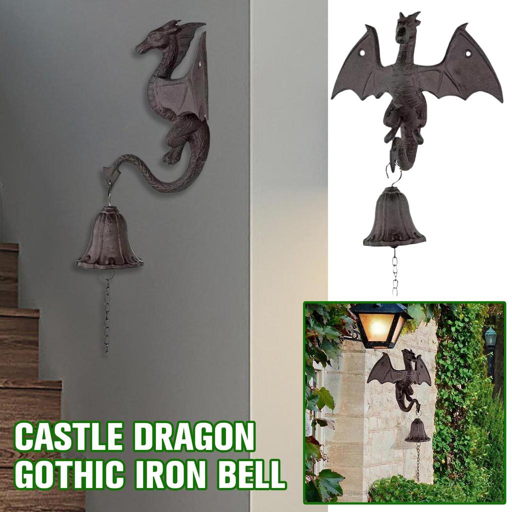 Buy Handmade Gothic Castle Dragon Wind Chimes For Outdoor Chime Wind ...