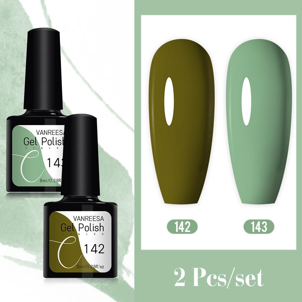 Cheap VANREESA Nail Art Gel Polish Set 2Pcs Soak Off Gel Hybrid Nail Varnish Set For Nail Design ...