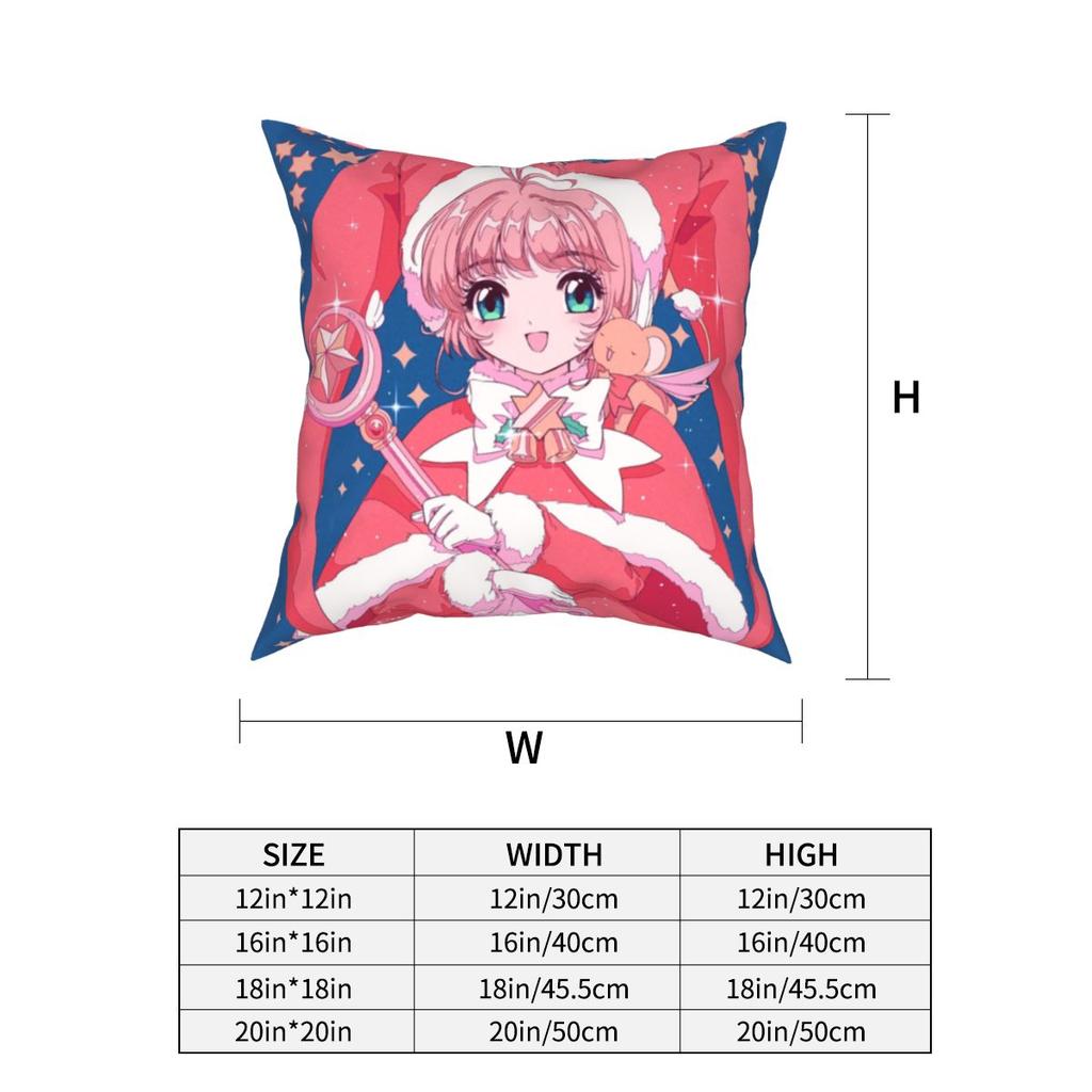 Satın alın Anime Cardcaptor Sakura Pillowcase Cushion Cover Gift Sakura ...