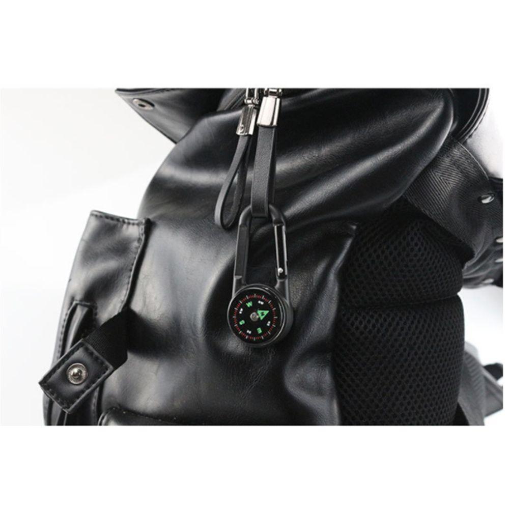 Ring Mountaineering Key Buckle 3 in 1 Metal Compasses Compass ...