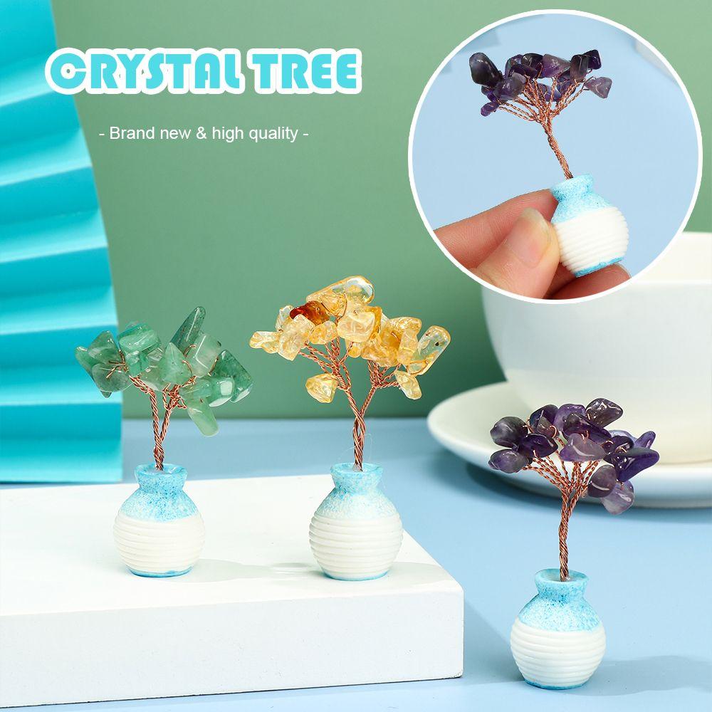 Cheap Desk Ornament Mineral Stone Amethyst Citrine Crystal T ree ...