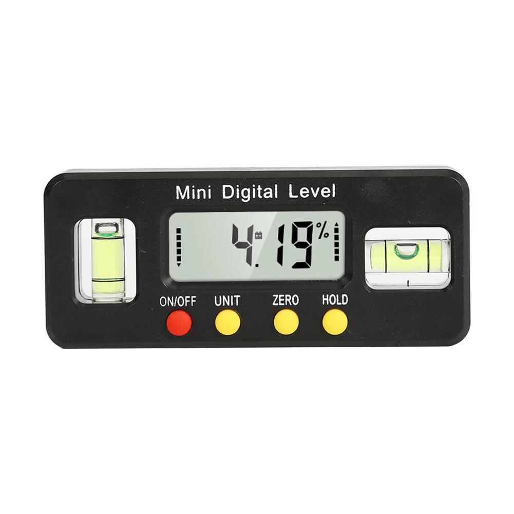 Mini Digital Level Protractor Inclinometer Angle Finder Bevel Box ...