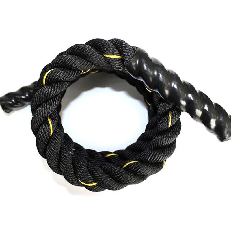 Buy Heavy Battle Rope with Upgraded Polyester Cover,A Nchor Strap Kit ...