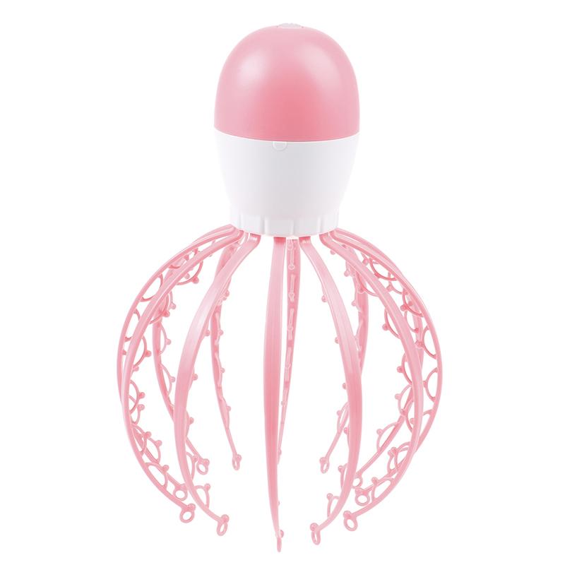 Buy Scalp Head Massager Electric Claw Battery Octopus Massage Comb ...