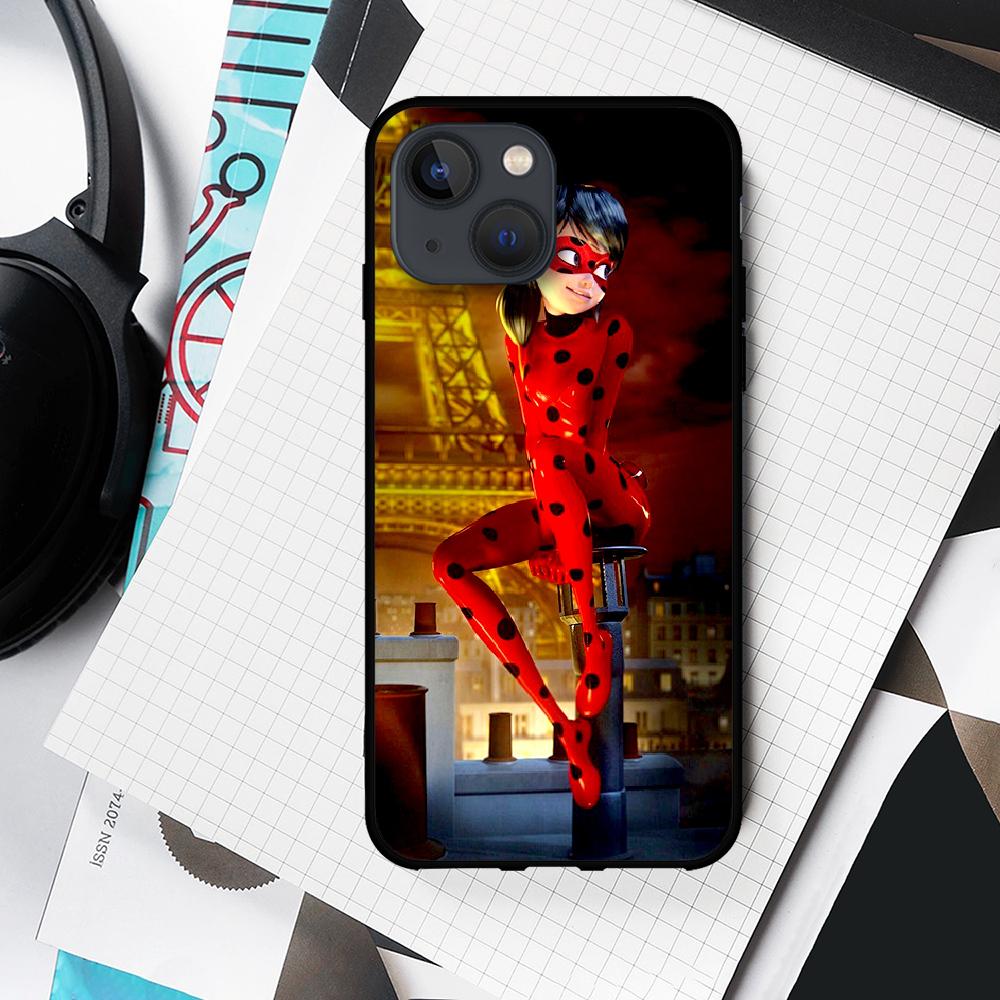 Buy Ladybugs Cartoon Girl Phone Case Cover For Iphone Xiaomi Mi Redmi ...