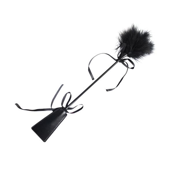 Buy Teasing Feather Tickler Whip Crop Sexy Flirting Toy with Bowknot ...