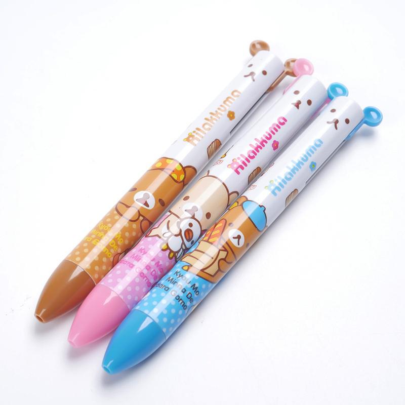 Buy 3pcs Press Ball Ballpoint Pen Student Writing Drawing Kids Student ...