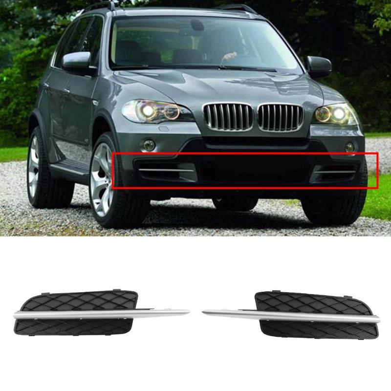 Buy Front Bumper Grille Trim Cover 51117159593/51117159594 for BMW X5 ...