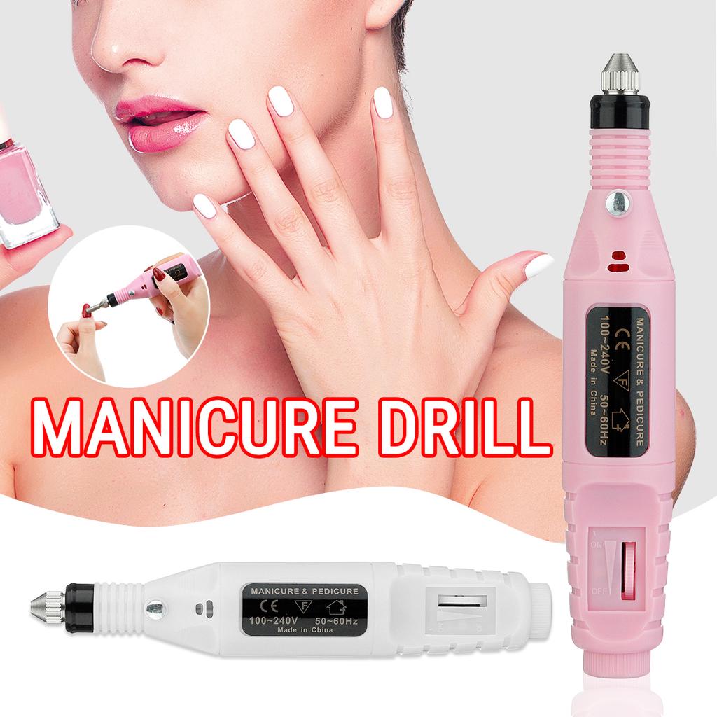 1Set Professional Electric Nail Drill Machine Kit Manicure Machine Nail ...