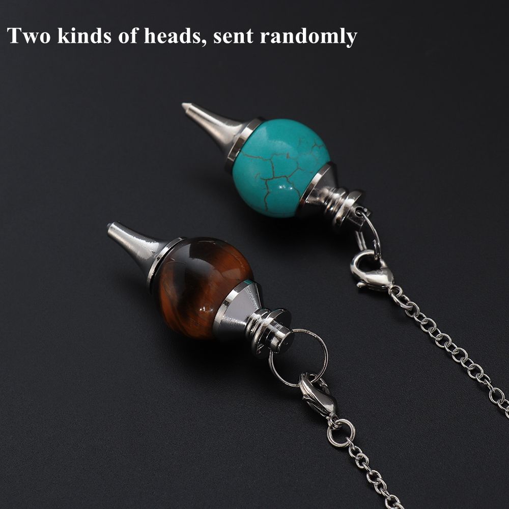 Buy Rock Black Onyx Turquoise Amethyst Amulet Reiki Pendulum Pendant ...