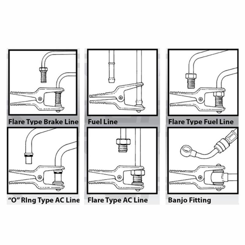 Buy Steel Brake/Fuel Rails Lines Stopper Kit Prevent Fluid Leaks ...