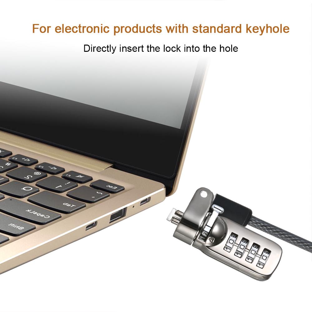 Cheap Notebook Laptop Combination Lock and Security Cable 4 Digital ...