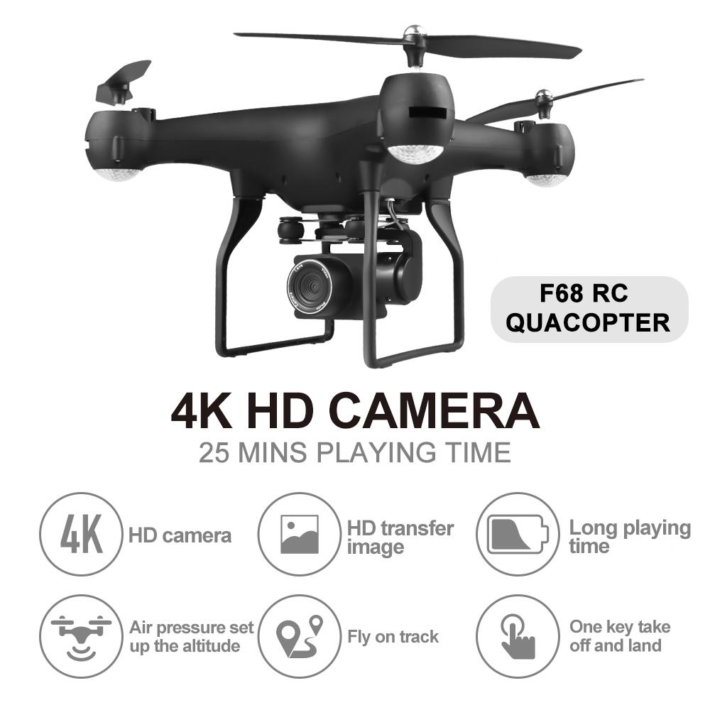 Buy F68 RC 4K Drone with Camera Gesture Photo Video Track Flight 3D ...