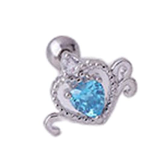 Satın alın 1Pc Cartilage Ear Stud Cubic Zirconia Inlaid Decoration Anti ...