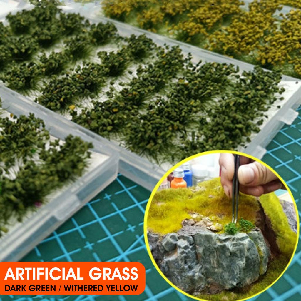 Buy 28/56Pcs Micro Landscape Grass Scene Model DIY Modelling ...