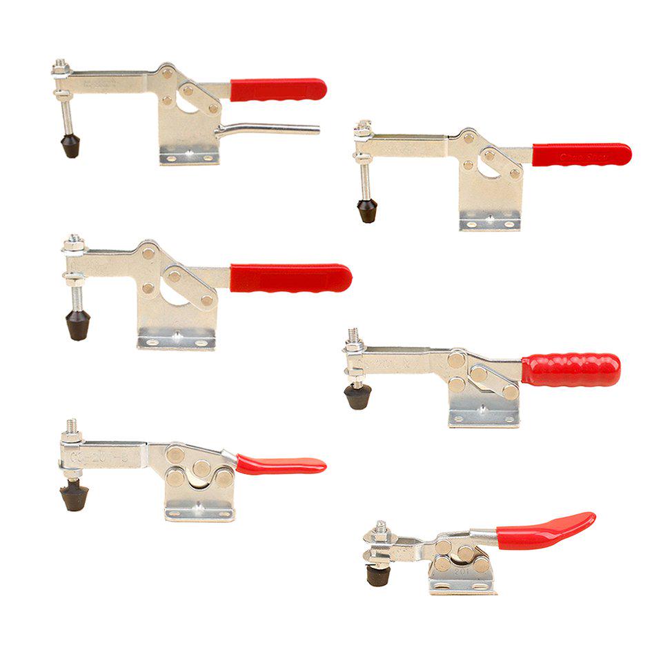 Buy Mint Hand Tool Toggle Clamp Antislip Red Horizontal Clamp Quick ...