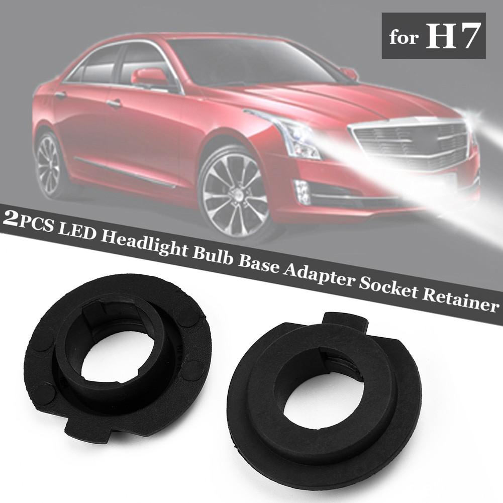 Buy 2Pcs Headlight Socket Adapters H7 Headlight Bulb Base Adapter ...