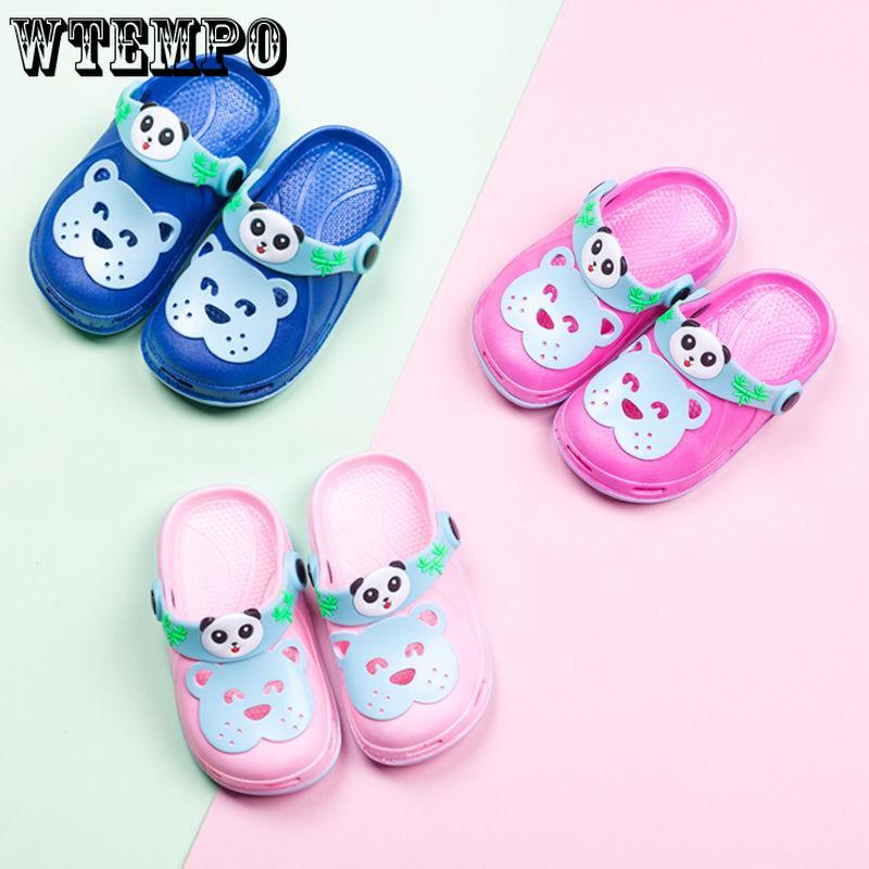 Buy WTEMPO Girls baby slippers summer 0-5 years old slippery infant ...