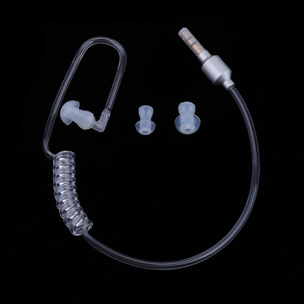 Buy 3.5mm Mono Headset Earphone Stereo Air Tube Mic Earpiece ...