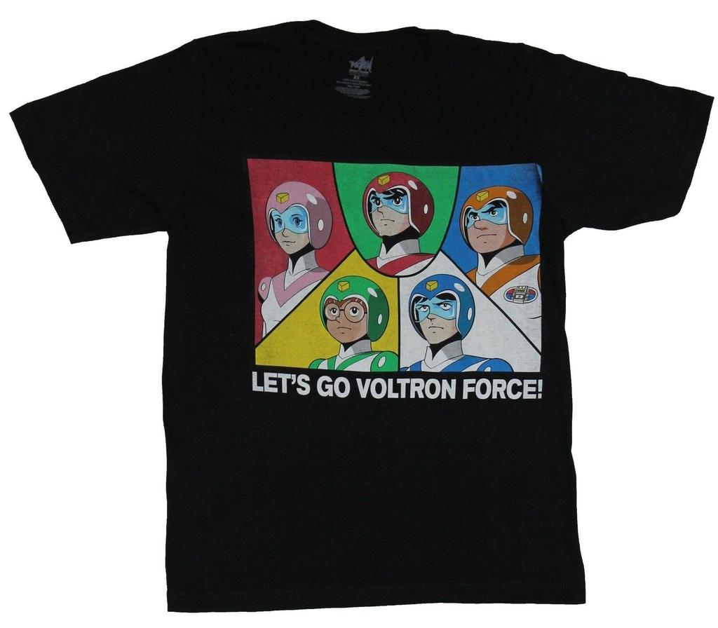 Buy Voltron Mens T Shirt Lets Go Voltron Force Tee Tshirt Men 'S T ...