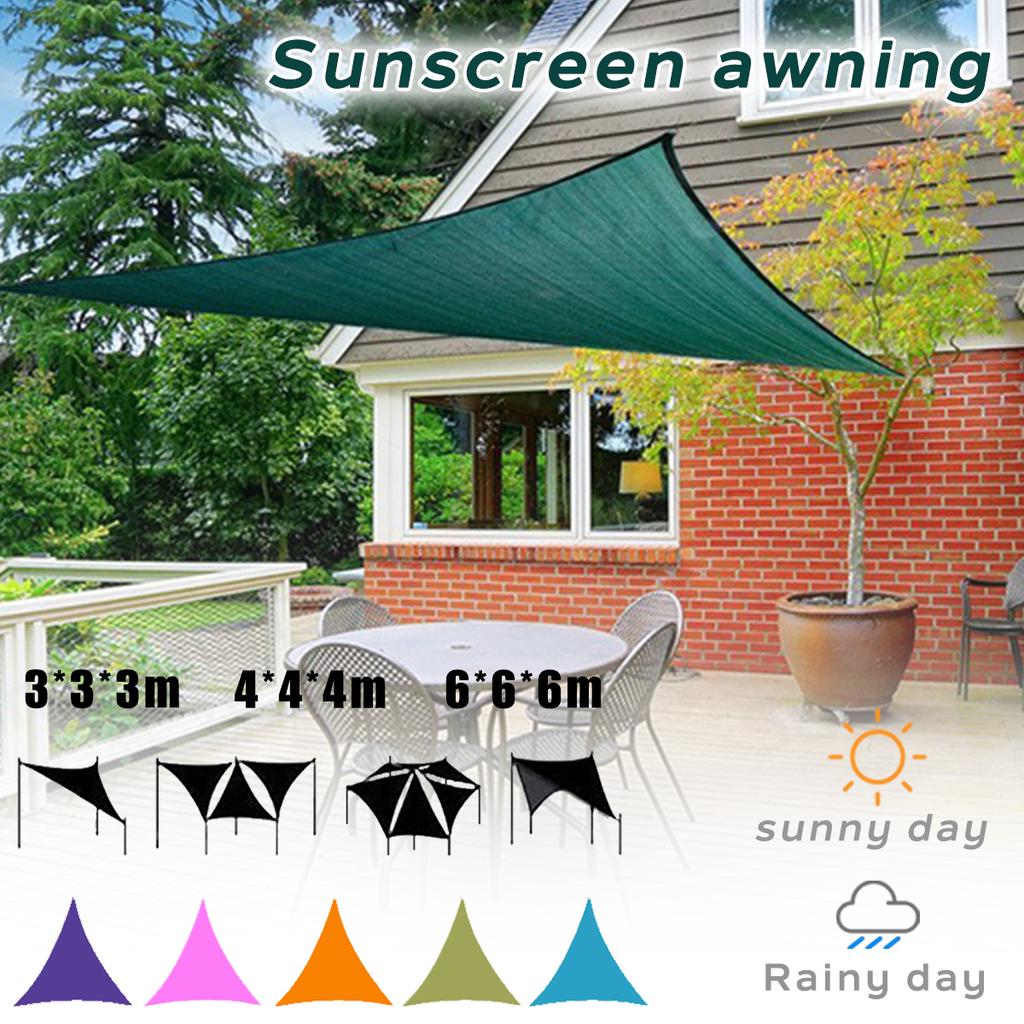 Buy Sun Shade Sail Outdoor Top Garden Canopy Patio UV Block Waterproof ...