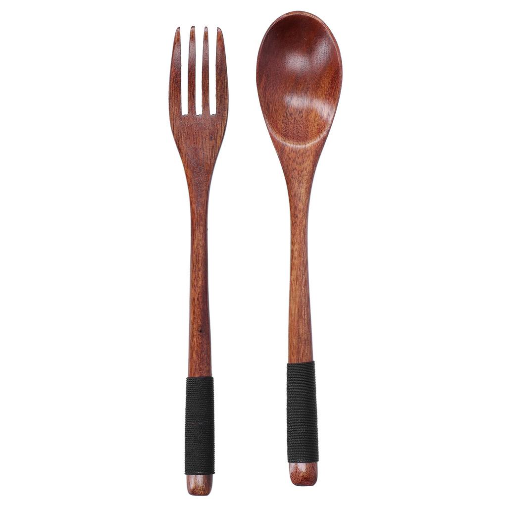 Cheap Japanese Style Cutlery Set Wooden Spoon Fork Soup Teaspoon ...