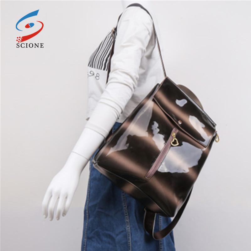 Buy SCIONE Female Bag Backpack Retro Striped Backpack Backpack Female ...