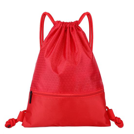 Cheap Nylon Waterproof Zipper Drawstring Backpack Outdoor Sport Fitness Storage Bag | Joom