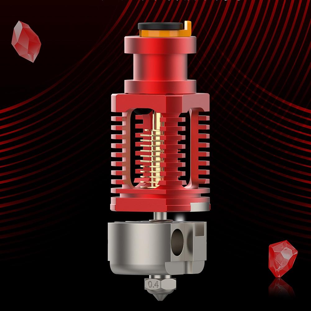 Buy 3D Red Lizard K1 V6 Hotend,Assembled Plated Copper Hot End for ...