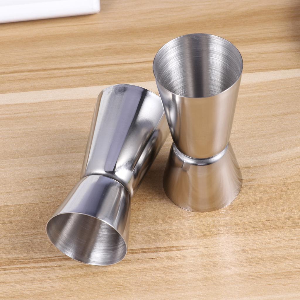 Buy Bartender Double-head Stainless Steel Ounce Wine Measuring Device ...