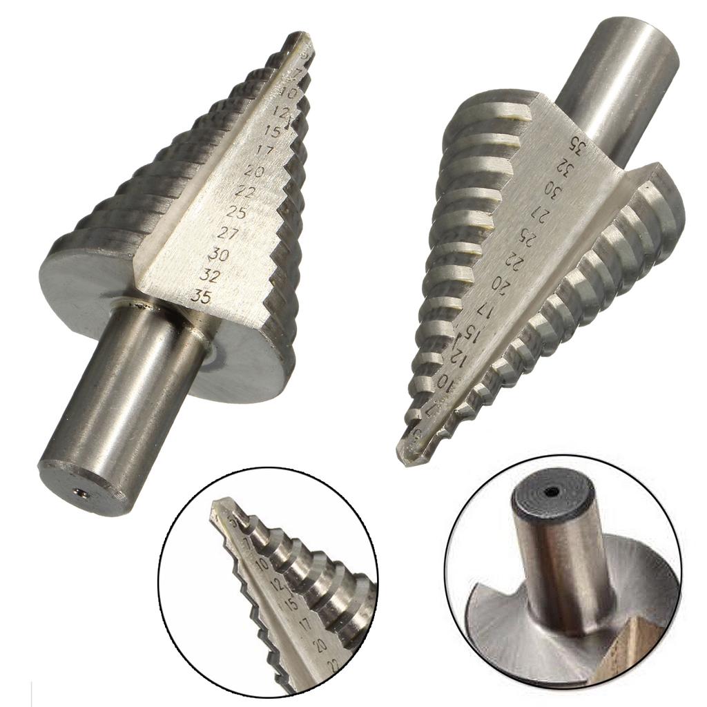 13 Stufen HSS 5–35 mm Stufenkegelbohrer, Titanbeschichtung ...