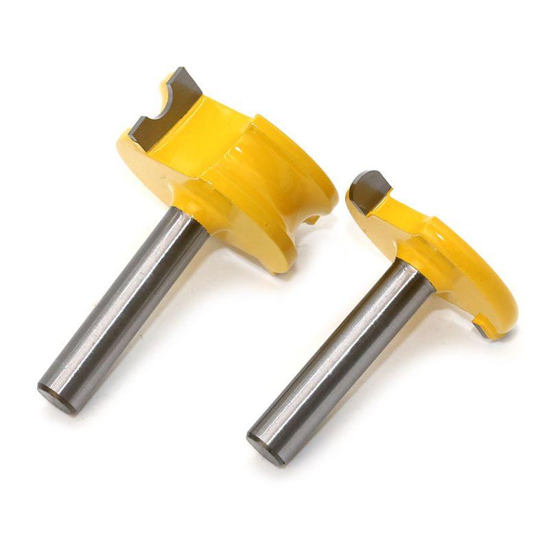 2Pcs/Set 8MM Shank Canoe Flute and Bead Router Bit Set Woodworking ...