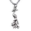 1 piece Peacock Phoenix Charms Necklaces Antique Silver Color Zinc ...