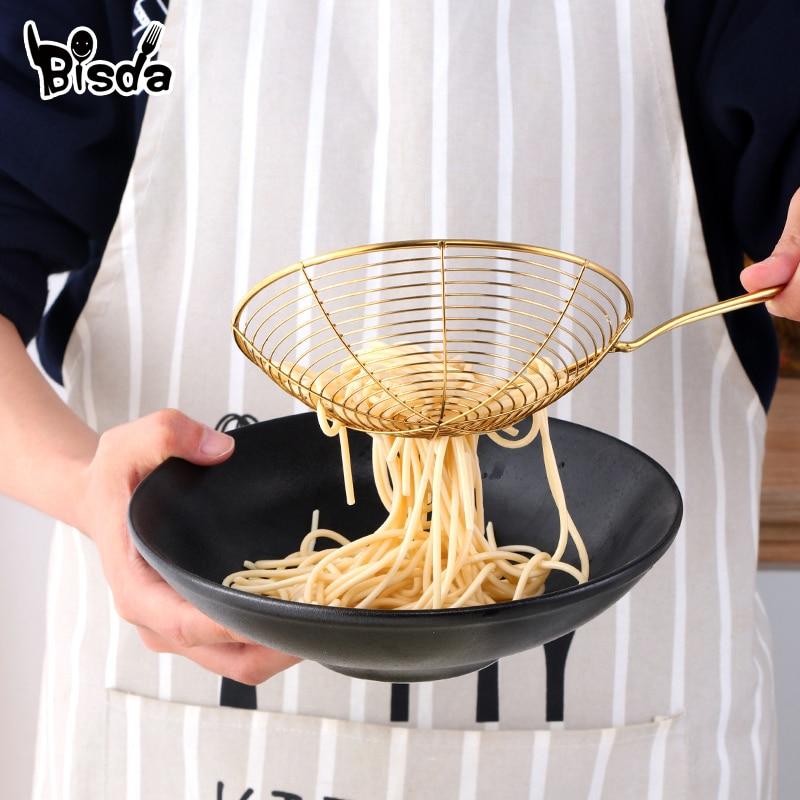 Satın alın Kitchen Sieve Colander Hot Pot Food Filter Noodle Strainers ...