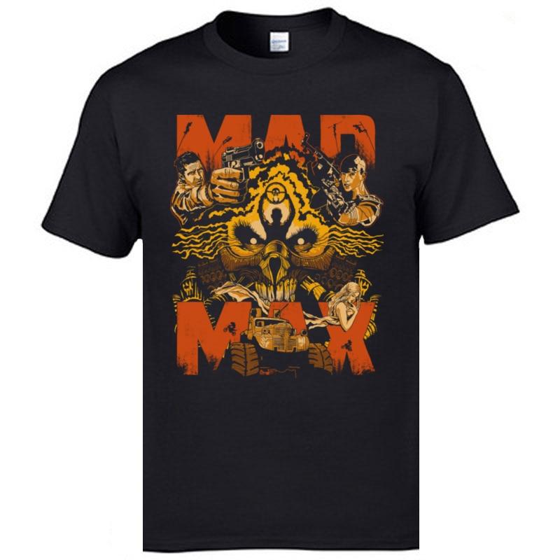 Buy Mad Max Poster Design Tops T Shirt Short Sleeve Casual Street T ...