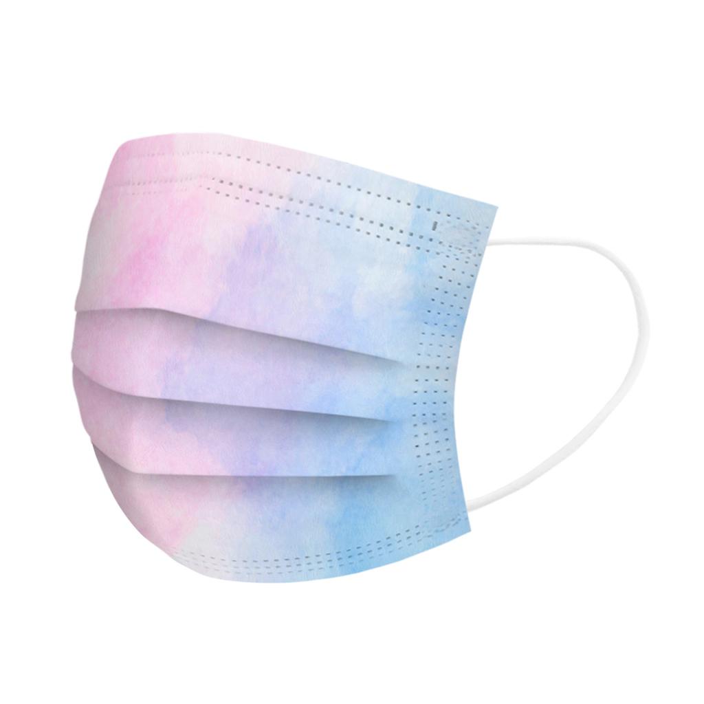 Adult Disposable D Ust Mask Breathable S Tarry Sky Three-layer Printing ...