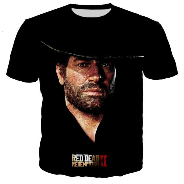 Game Red Dead Redemption 3d Printed T -Shirt Men /Women New Summer ...