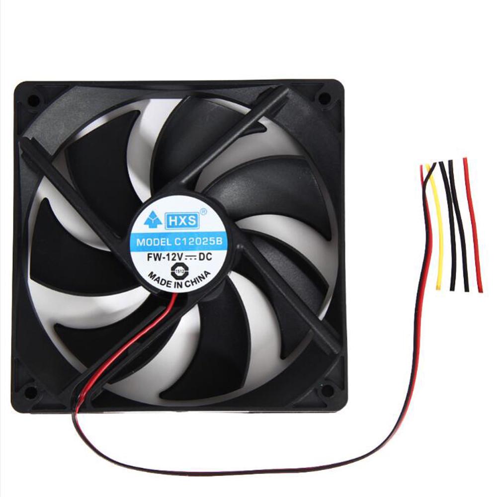 1pcs 120mm 120x25mm 12V 4Pin DC Brushless PC Computer Case Cooling Fan ...