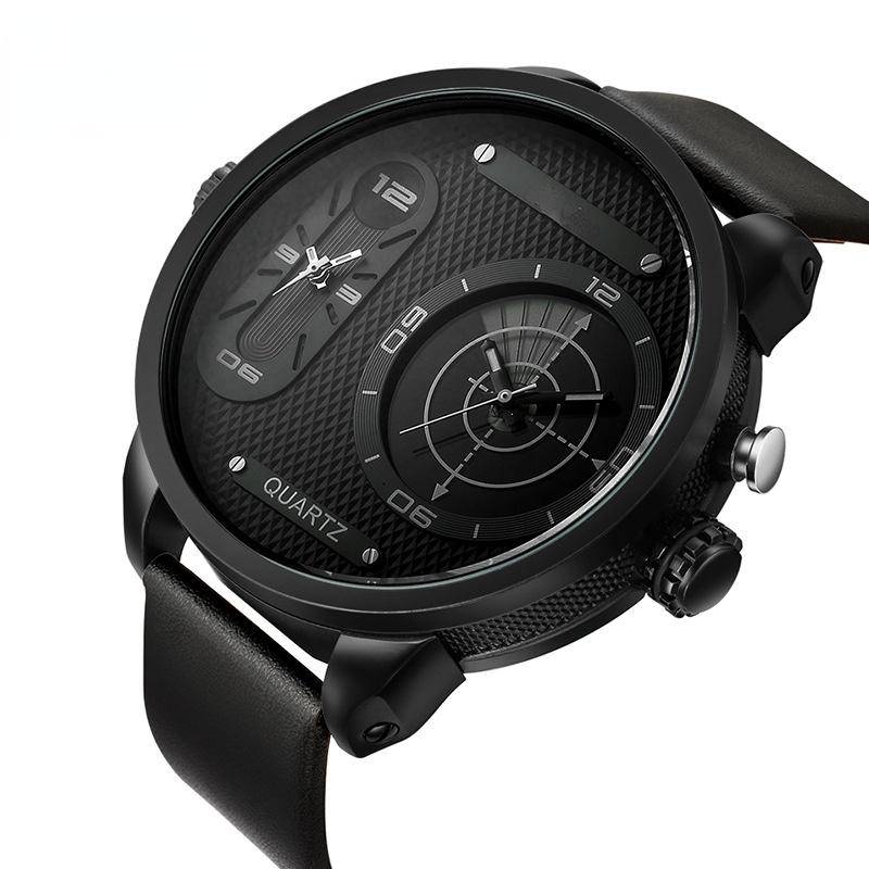 Cheap Watch Fashion Men's Watch Quartz Men's Watch Dual Time Zone Large ...