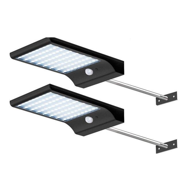Cheap Led Solar Gutter Lights Wall Sconces with Mounting Pole Outdoor ...