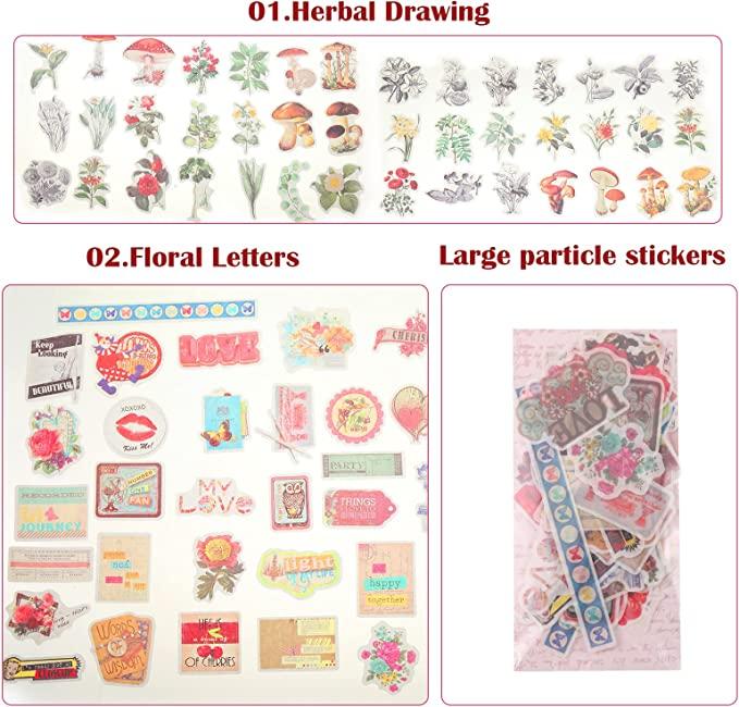 Cheap 160 Pieces Scrapbooking Sticker Self-adhesive DIY Decal ...