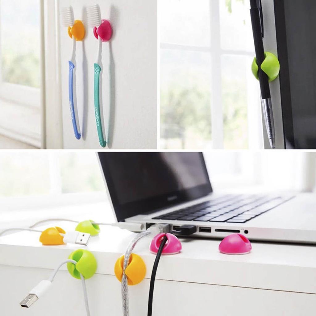 Buy IH 6 Pcs Multipurpose Cable Drop Wire Cable Drop Clips Holder ...