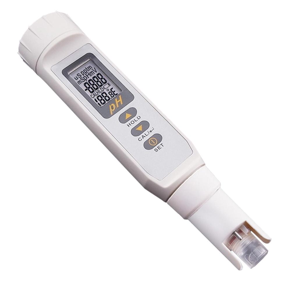 Portable Digital Waterproof Detachable pH Temperature Pen Meter Auto ...
