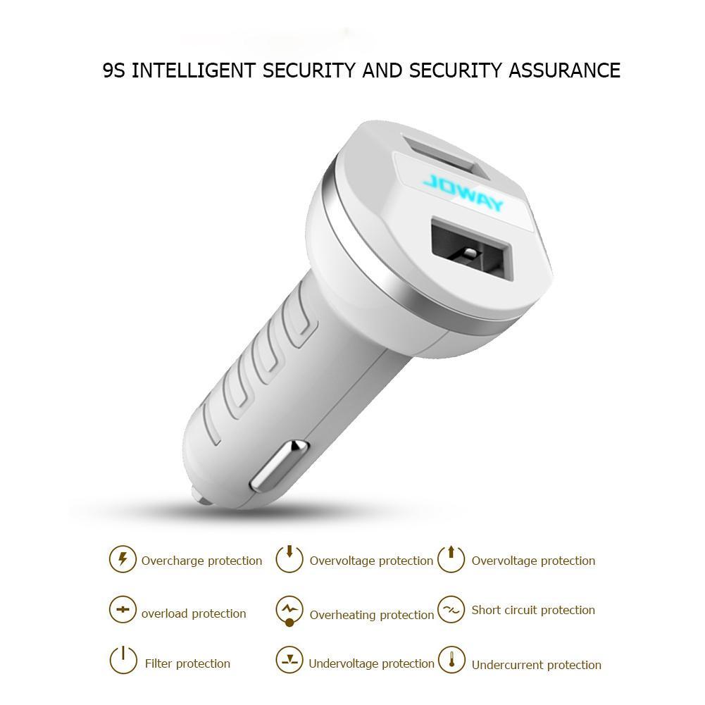 Buy JOWAY JC-16 Universal Dual USB 2A Smart Fast Charging Car Charger ...