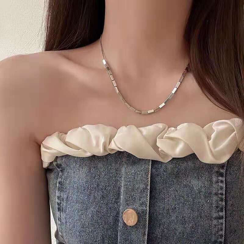 Buy Women's Niche Design Block Chain Necklace at affordable prices ...