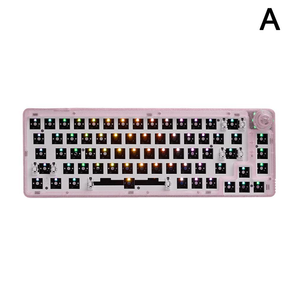 Buy TM 680 Hot Swap Mechanical Keyboard DIY Kit Wired RGB 3/5 Light ...