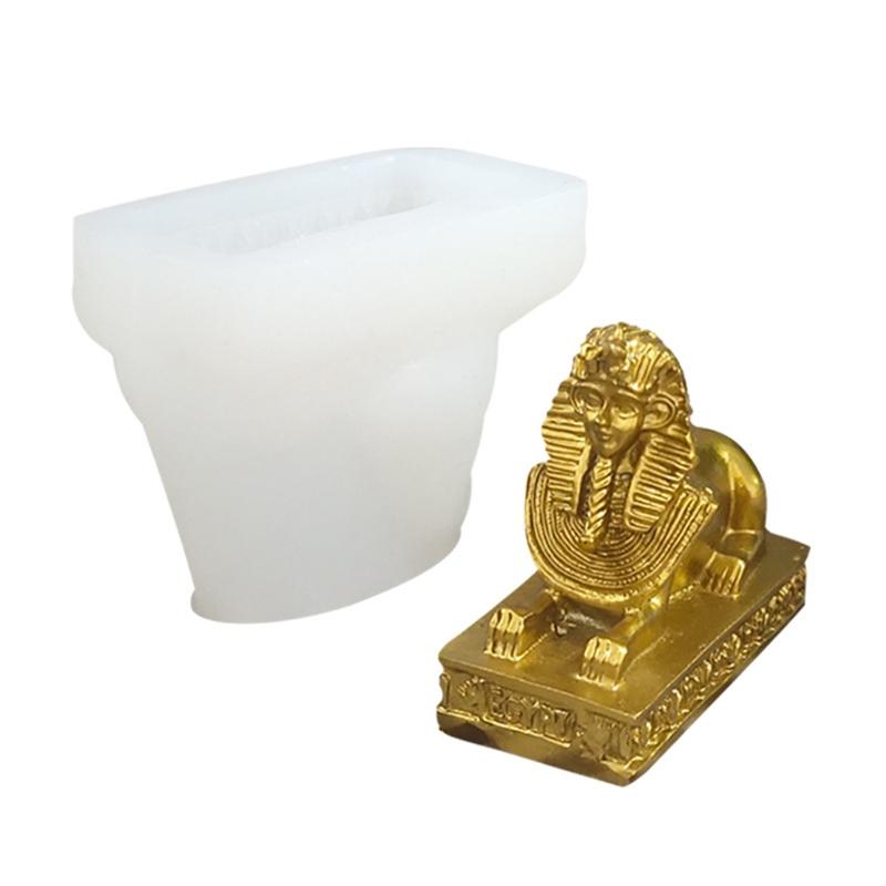 Cheap DIY Egyptian Sphinx Resin Mold 3D Great Sphinx Face Resin Casting ...