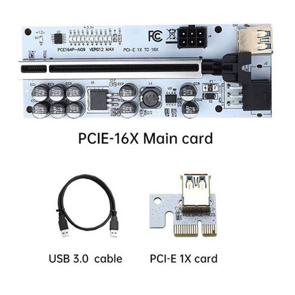 Buy 10PCS VER012 MAX GPU Riser for Video Card PCI-E Riser 012 MAX Pci Express USB 3 0 Cable PCI ...