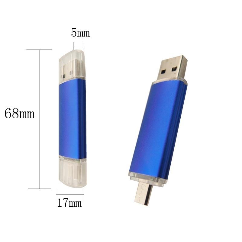 Buy 256GB 2 In 1 OTG Usb Stick Android Pen Drive USB Flash Drive High ...